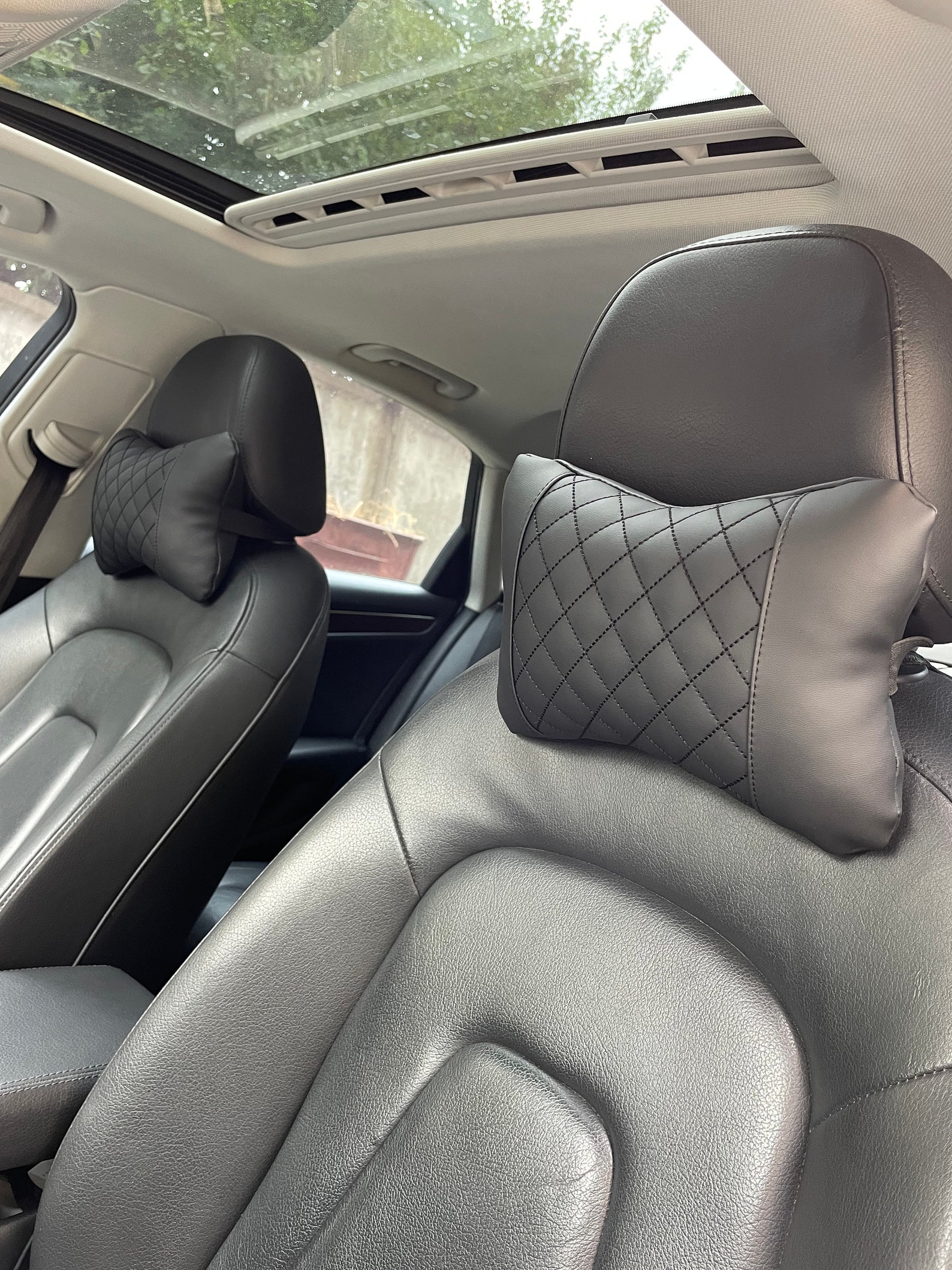 Car Pillow Set of 3 Pieses - Embroidered Car Pillows - Car Headrest ...