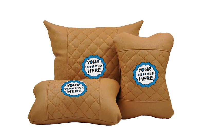Car Pillow Set of 3 Pieses - Embroidered Car Pillows - Car Headrest ...