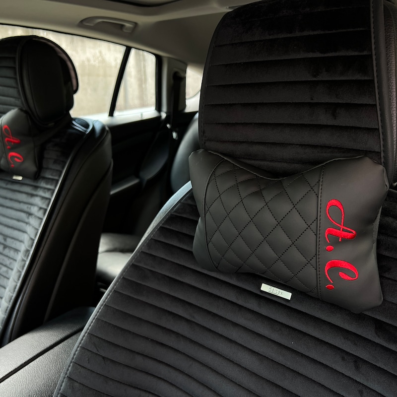 Custom Headrest Pillow Car - Etsy