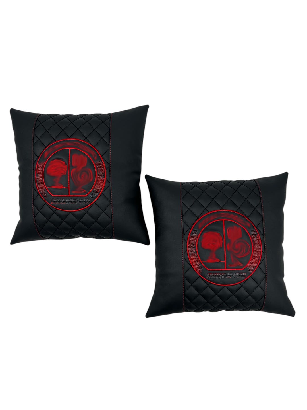 Custom Car Pillow - Custom Amg Logo - Embroidered Pillows ...