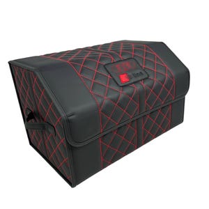 Custom Car Organizer - Handmade Leather Organizer - Trunk Organizer ...