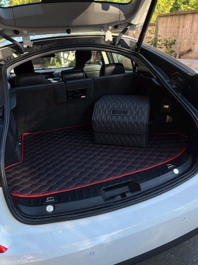 Custom Car Organizer for BMW - Leather Storage Box - Automotive ...