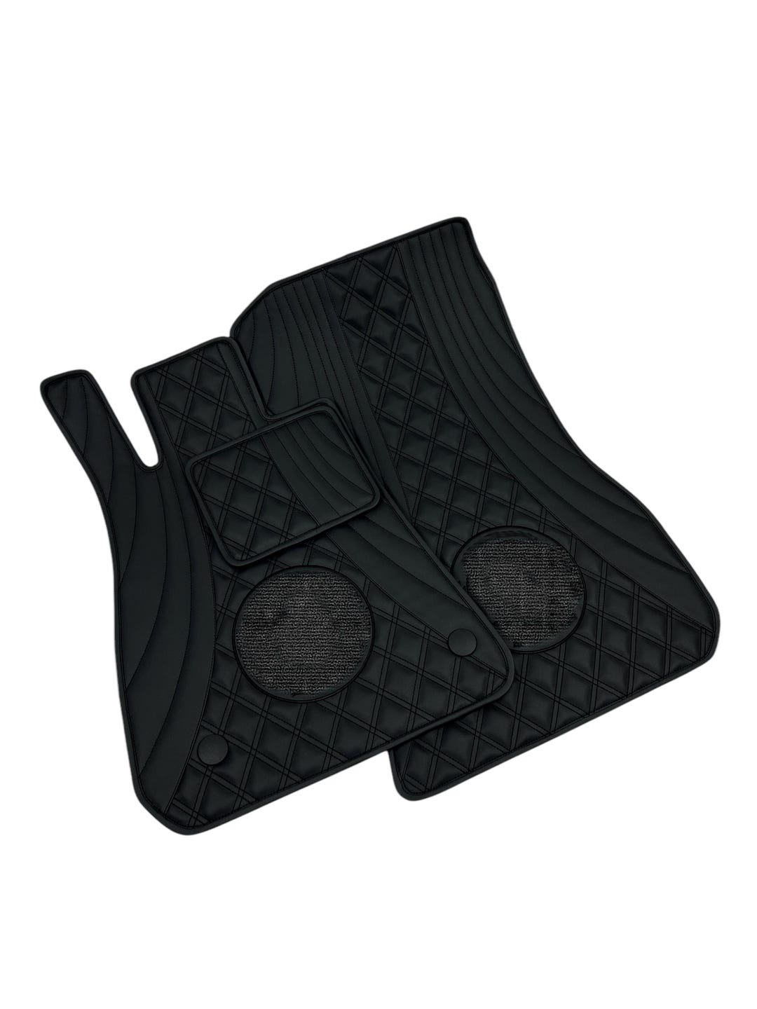 Custom Leather Car Mats for Mercedes – 2 Front Floor Mats, Handmade ...