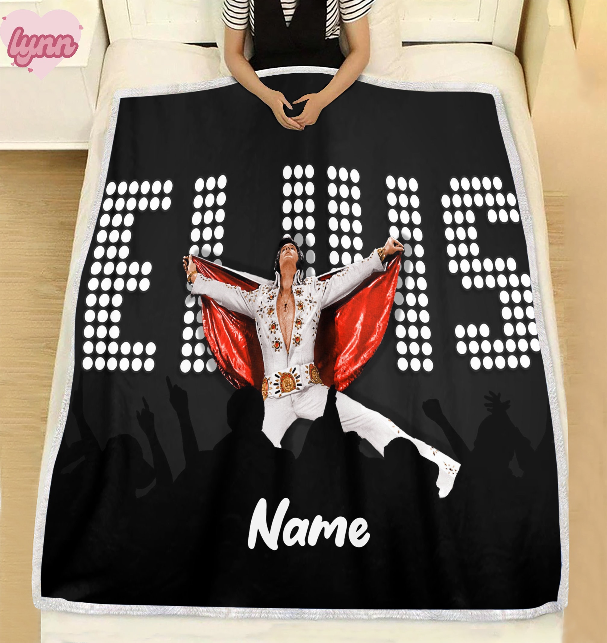 Personalized Elvis Presley Bedding set, Elvis King Quilt, Elvis Presley ...