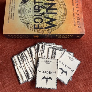 Fourth Wing Who Am I? Character Cards | Book Club Activity | Digital ...