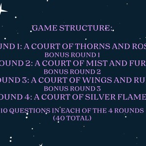 ACOTAR Trivia | Party Game | Digital Download | Printable - Etsy