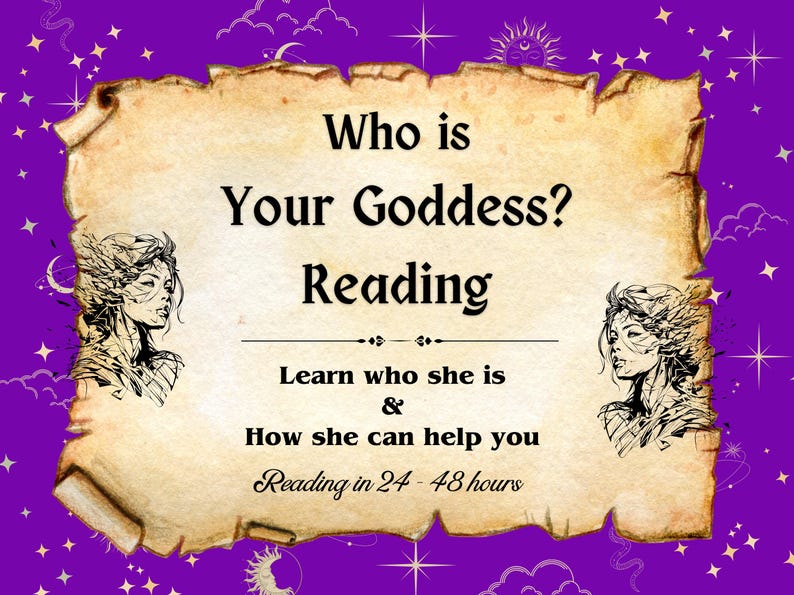 Goddess Deity Reading: Who is Your Deity Goddess Reading, Spiritual ...