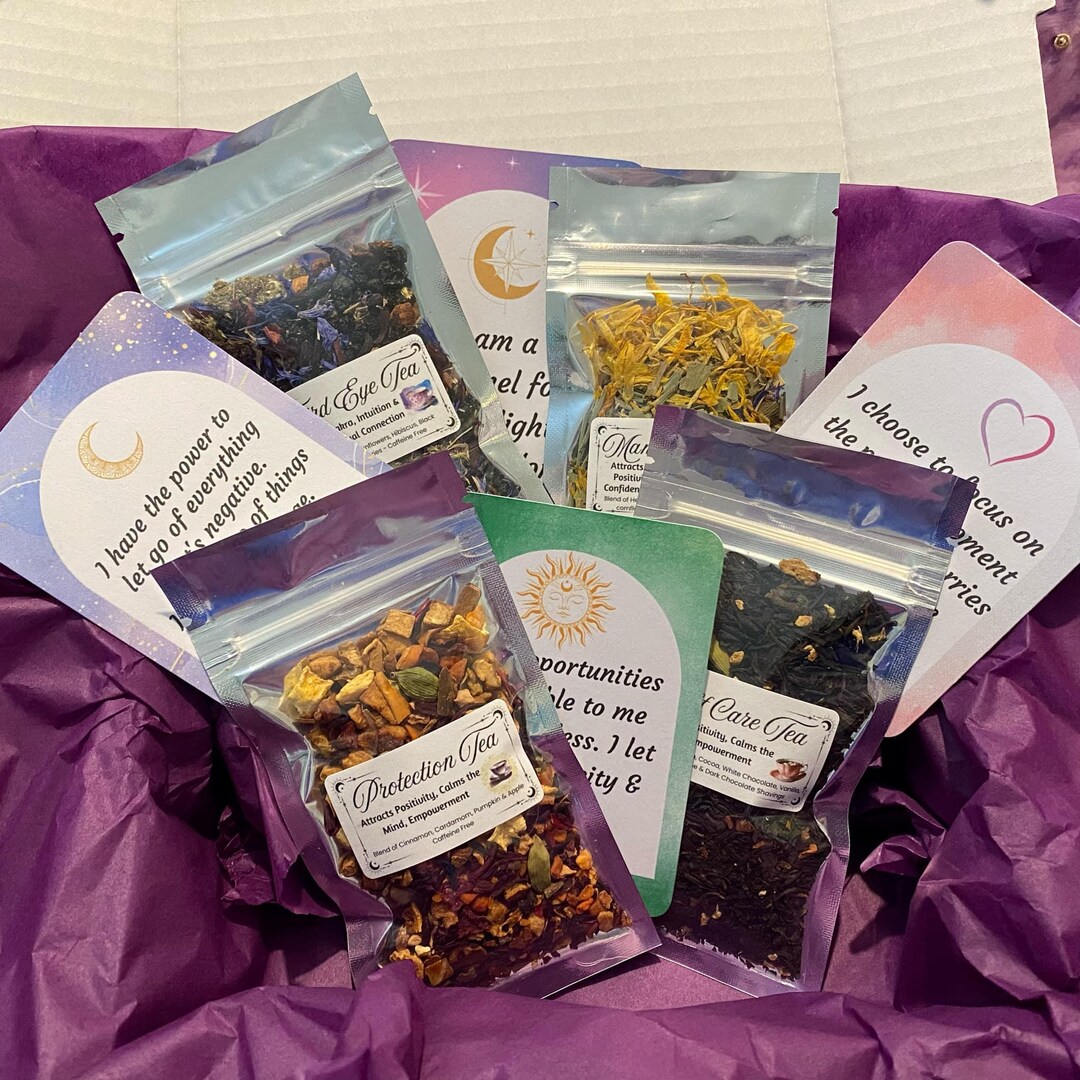 Mindful Herbal Tea Selection, Teas For; Self Care, Manifesting ...