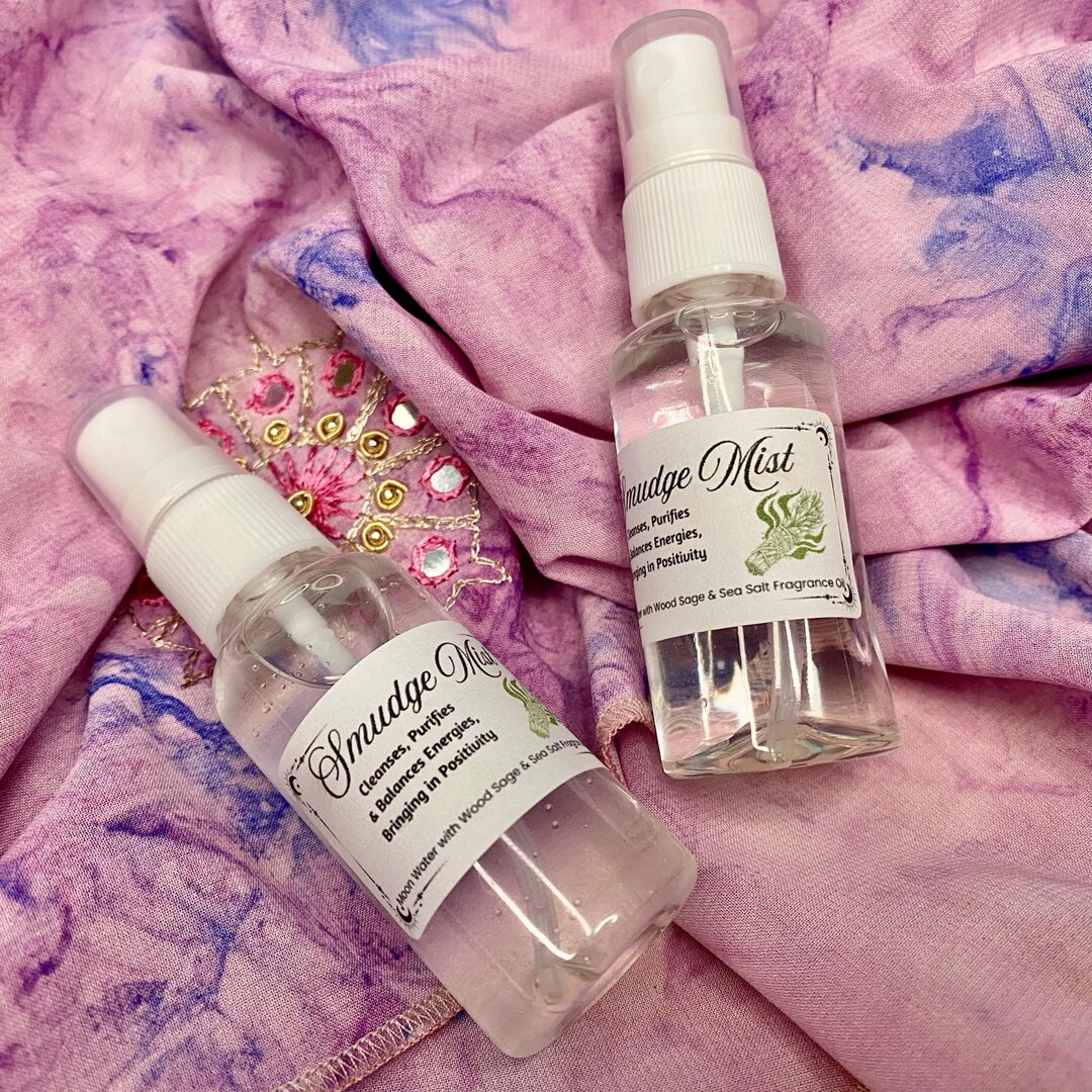 Smudge Mist Spray, Aura Mist Spray, Ritual, Aromatherapy Mist, White ...