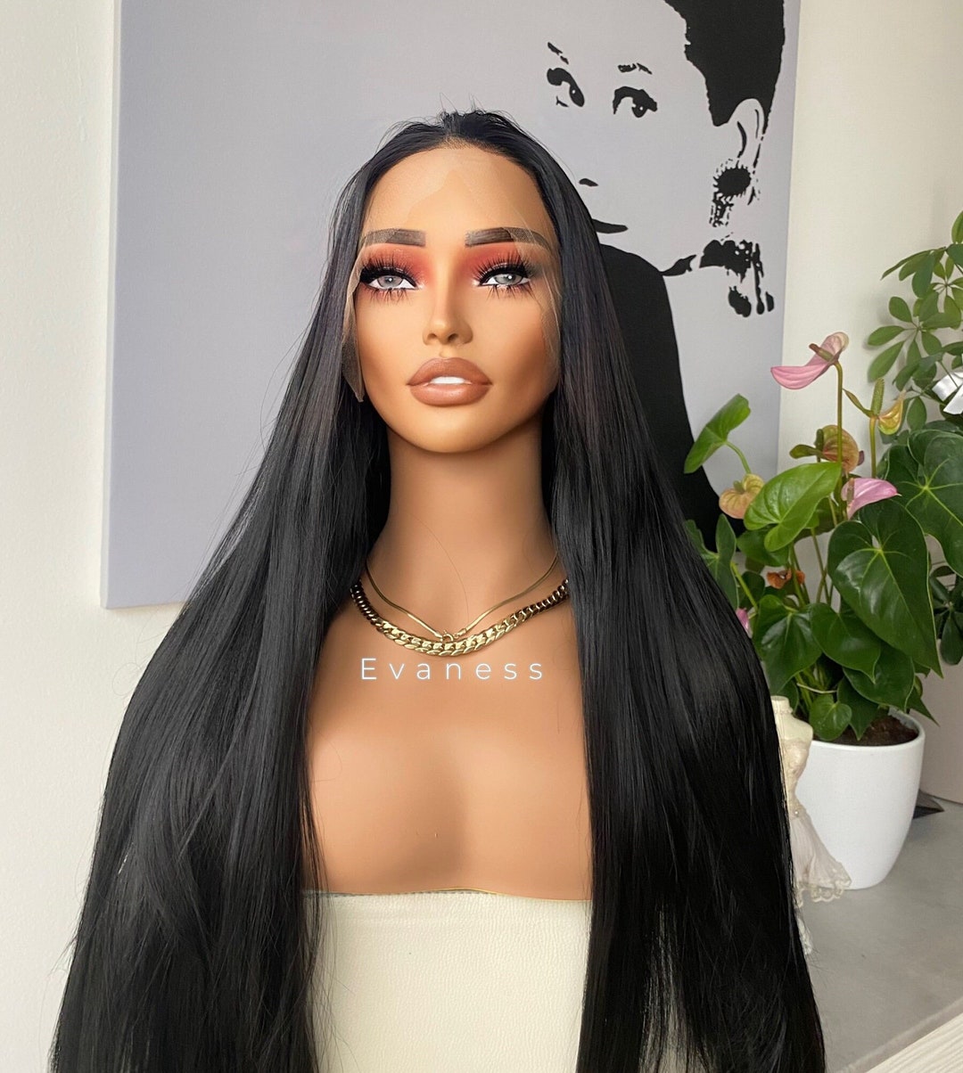 Black Lace Front Wig for Women Luxury Wig for Women Cosplay Wigs ...