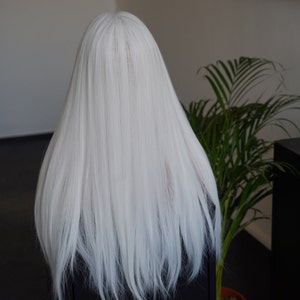 Pearl White Wig Cosplay Wig Elf Wig Silver Lace Front Wig Silver Wig - Etsy