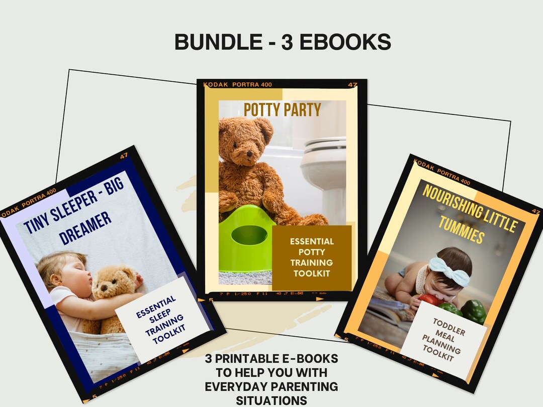 BUNDLE Nourishing Little Tummies, Tiny Sleeper Big Dreamer, Potty Party ...