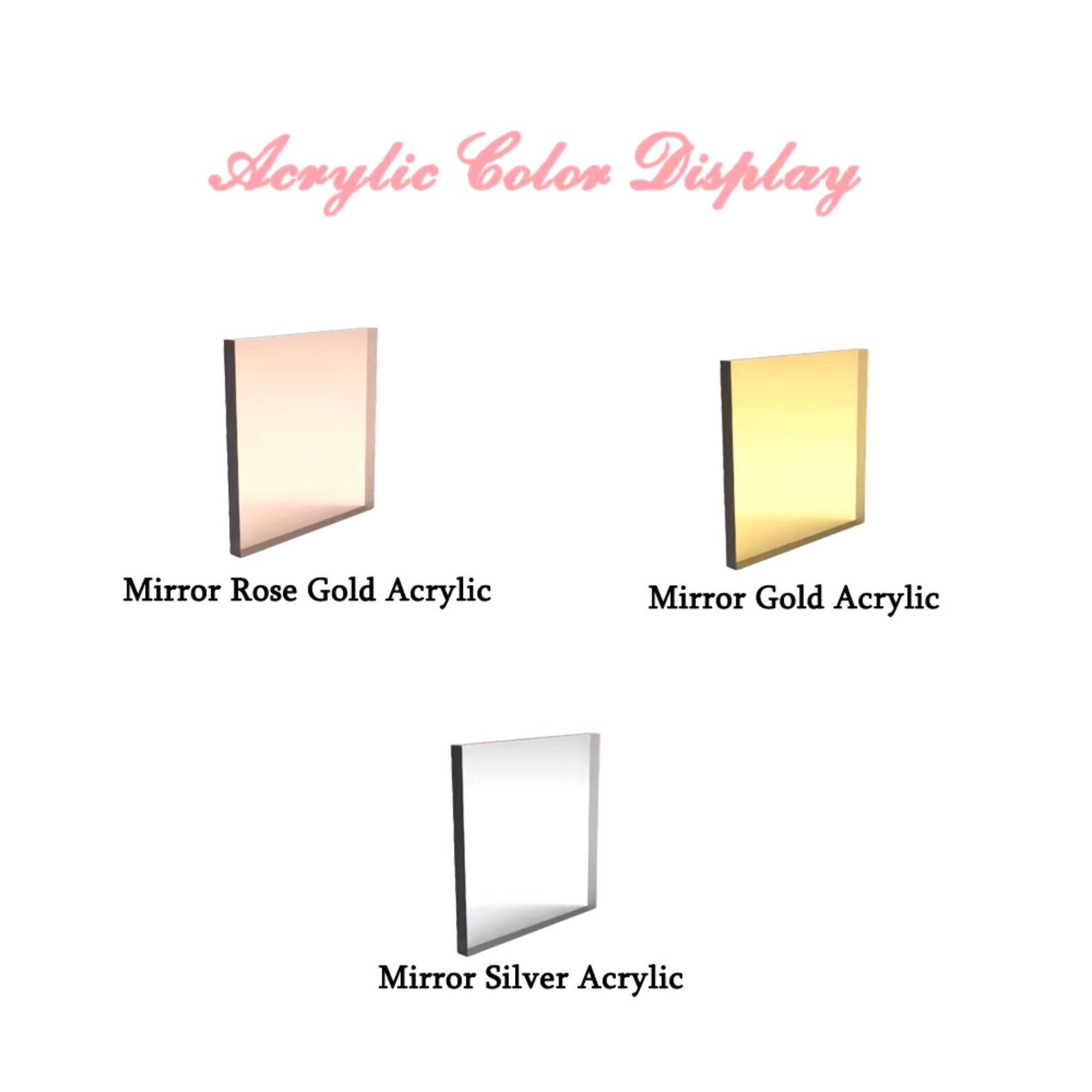 Personalized Acrylic Mirror Name Sign | Custom Glitter Name Sign ...