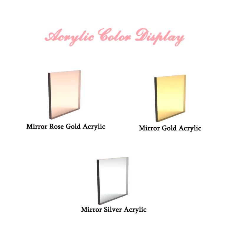 Personalized Acrylic Mirror Name Sign | Custom Glitter Name Sign ...