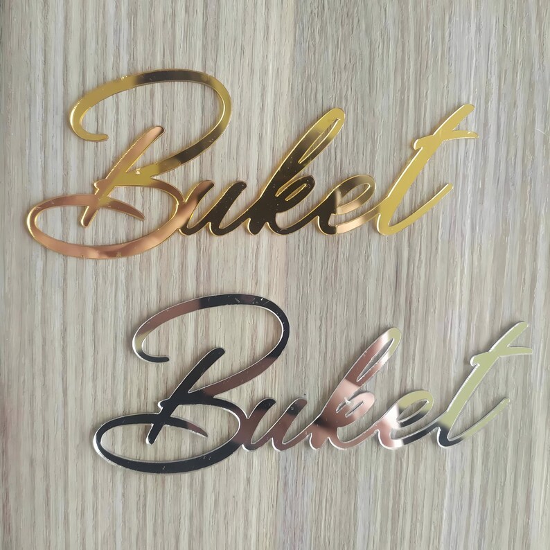 Personalized Acrylic Mirror Name Sign | Custom Glitter Name Sign ...