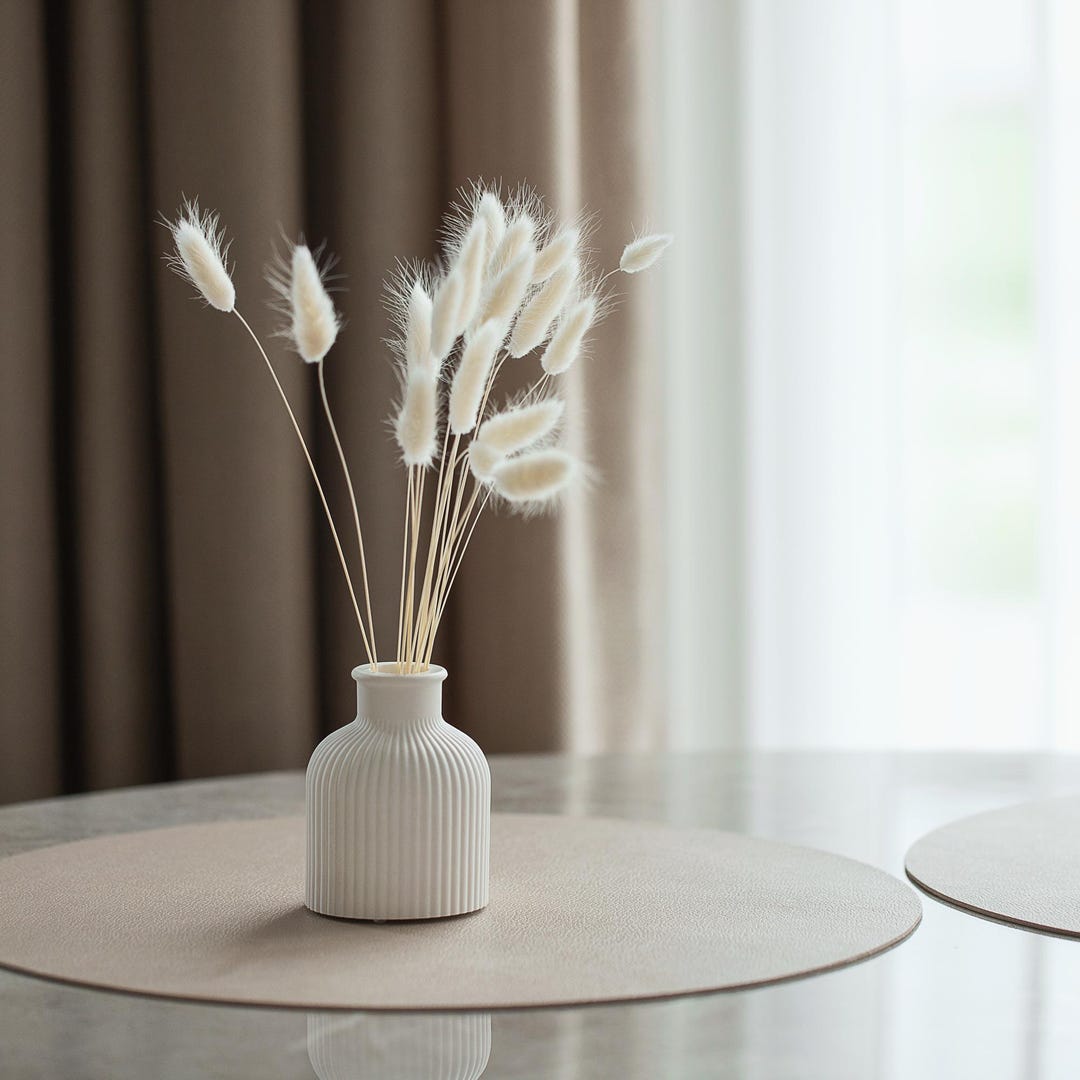 Modern Gypsum Vase for Dry Flowers Perfect Housewarming Gift - Etsy
