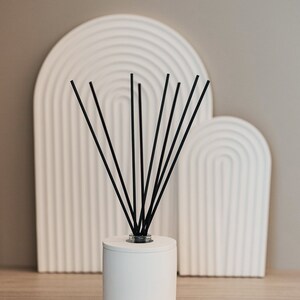 Elegant White Gypsum Cover for 100 Ml Reed Diffuser With Home Fragrance ...