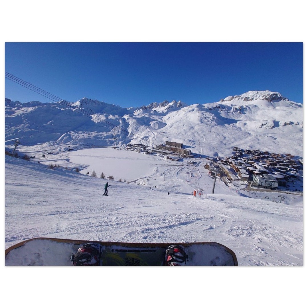 Poster Tignes - Etsy