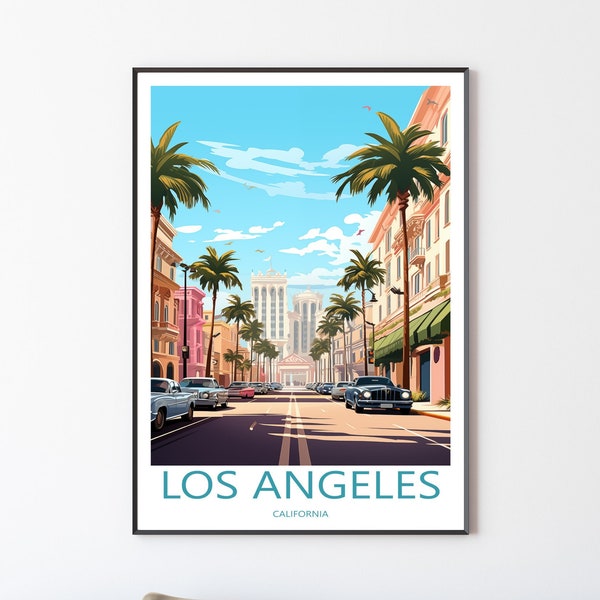 Los Angeles Poster - Etsy