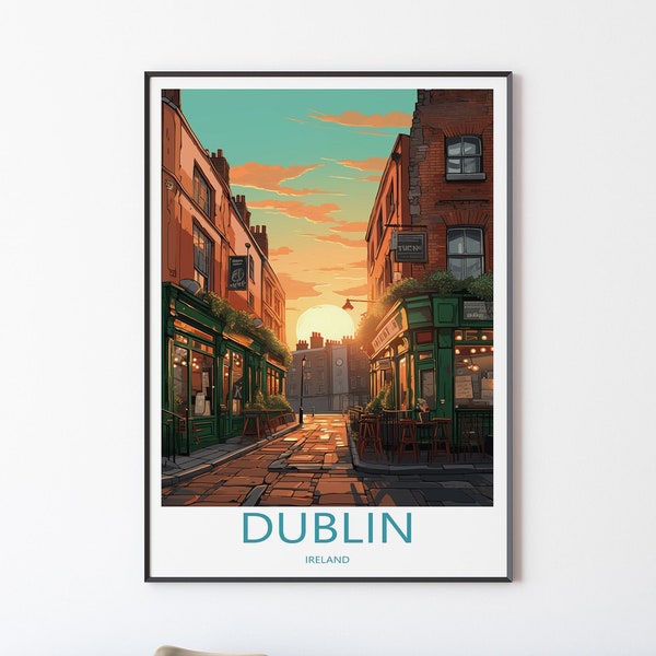 Dublin Poster - Etsy UK