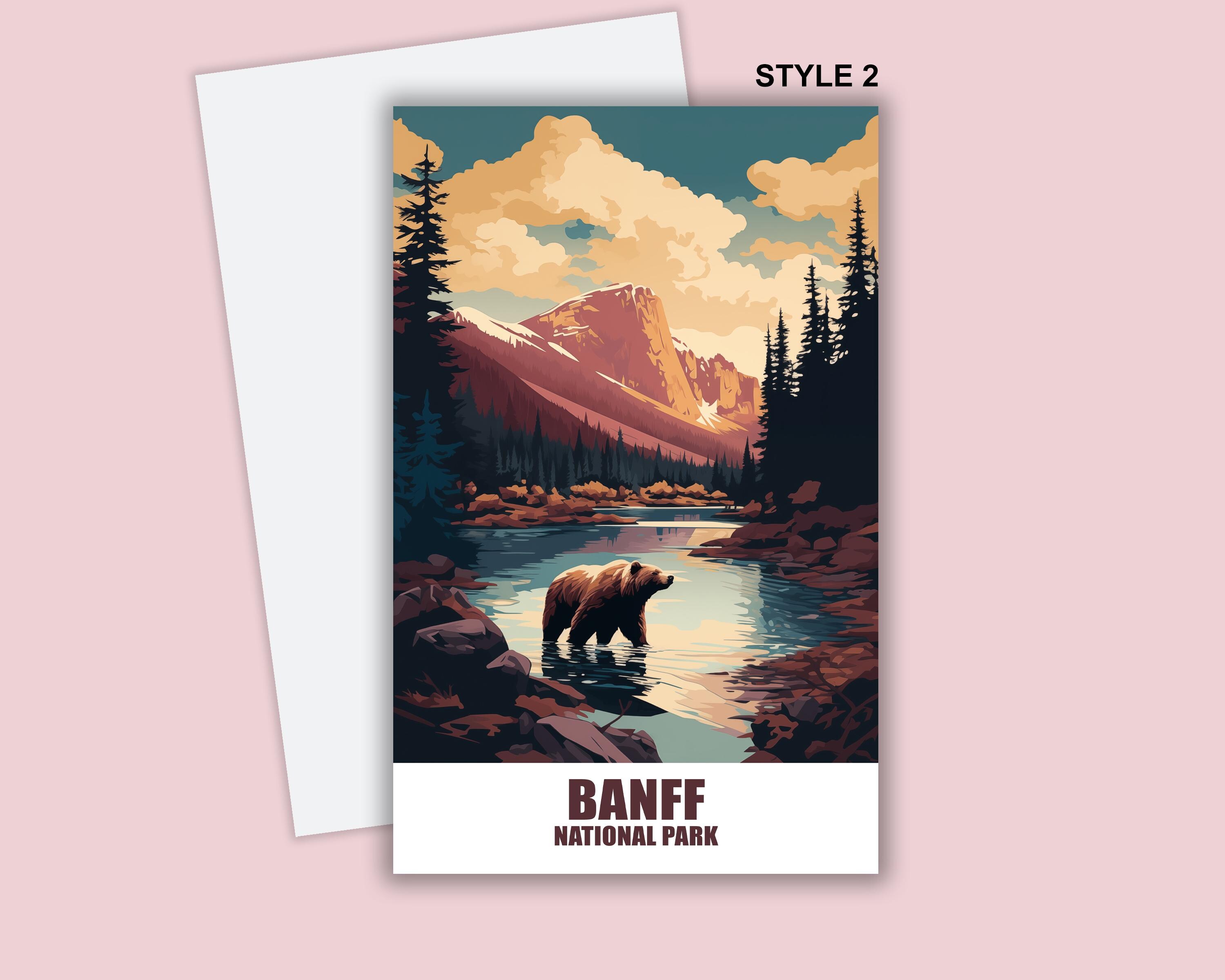 Banff National Park Postcard, Personalized Postcard Banff, Canada ...