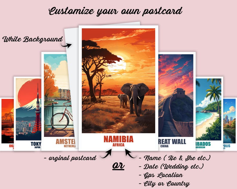 Personalized Mumbai Postcard, India Map, Mumbai Greeting Card Gift Card ...