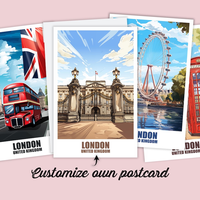 London Postcard - Etsy UK