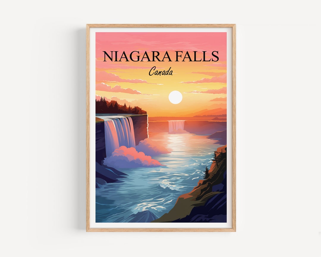 Niagara Falls | Niagara Falls Poster Wall Art Wall Decor | Niagara ...