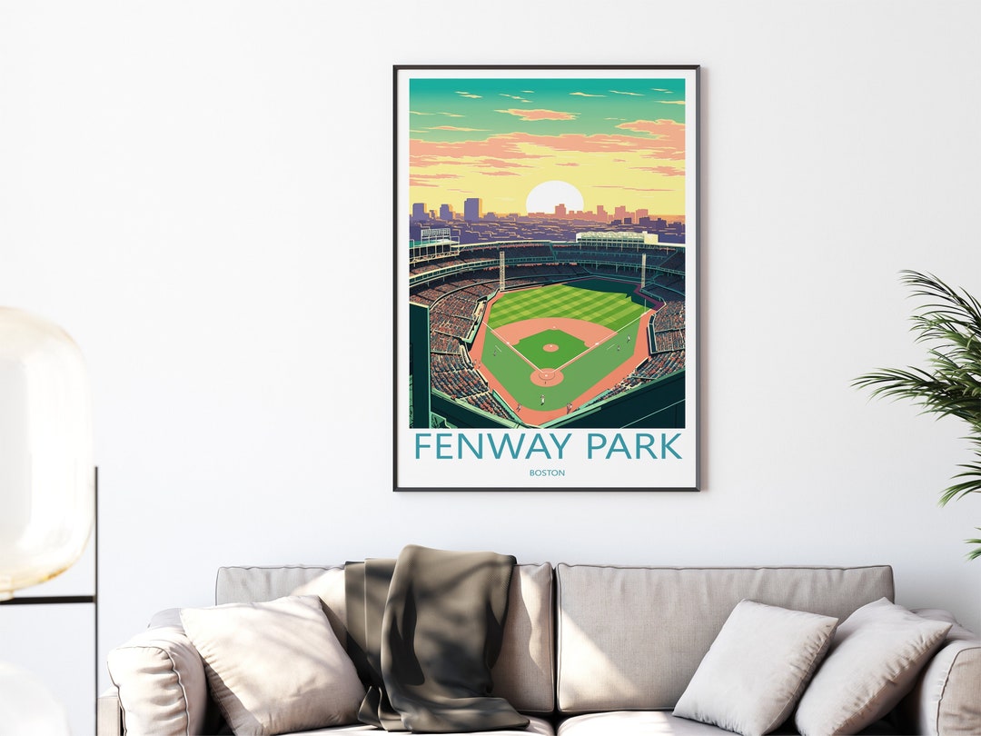 Fenway Park Boston Poster Mural Wall Decor Fenway Park Poster Print ...