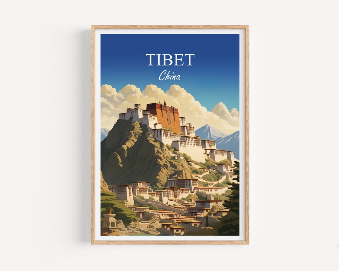 Tibet Tibet Poster Wall Art Wall Decoration Tibet Travel Poster ...
