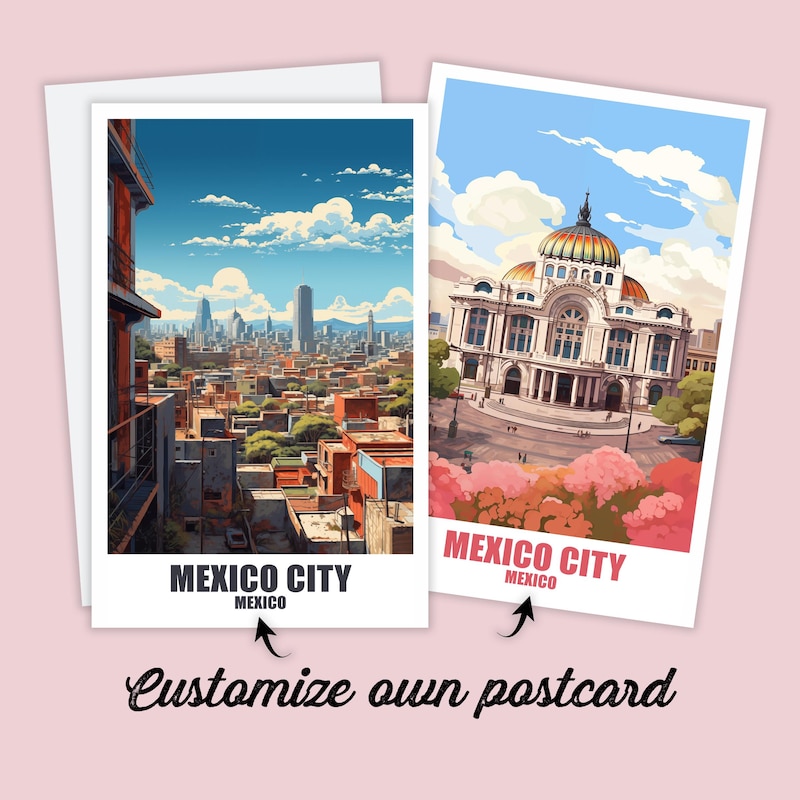 Mexico City Postcard - Etsy