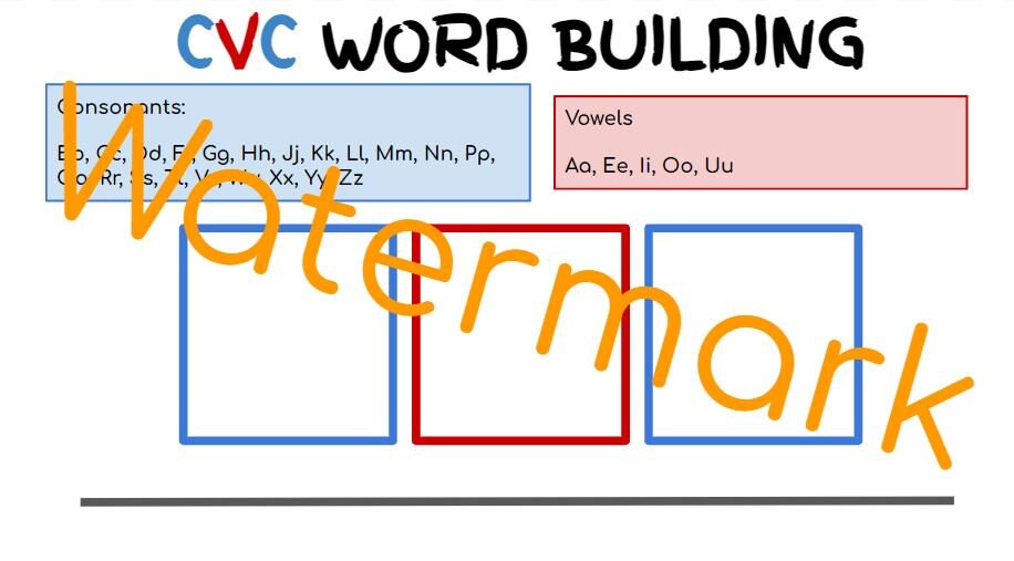 CVC/CVCC/CCVC Word Building for Kids - Etsy