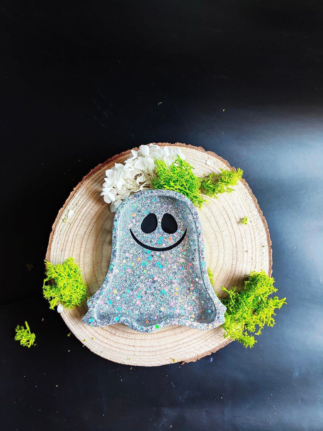 Cute Glitter Ghost Tray Spooky Gift, Home Decor, Creepy Cute, Halloween ...