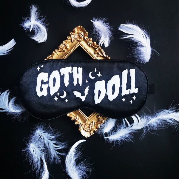 Gothic Sleep Mask - Etsy