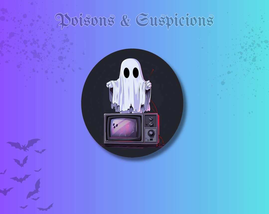 Cute Ghost STICKER Gothic Bullet Journal Laptop Decal Halloween Spooky ...