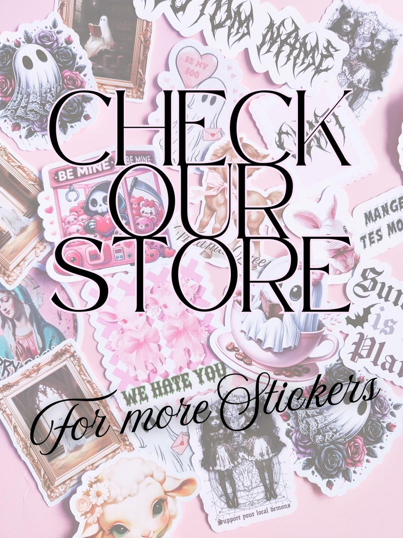 Stickers latex Anime Girl Laptop Stickers, Dark Aesthetic,waifu,demon ...