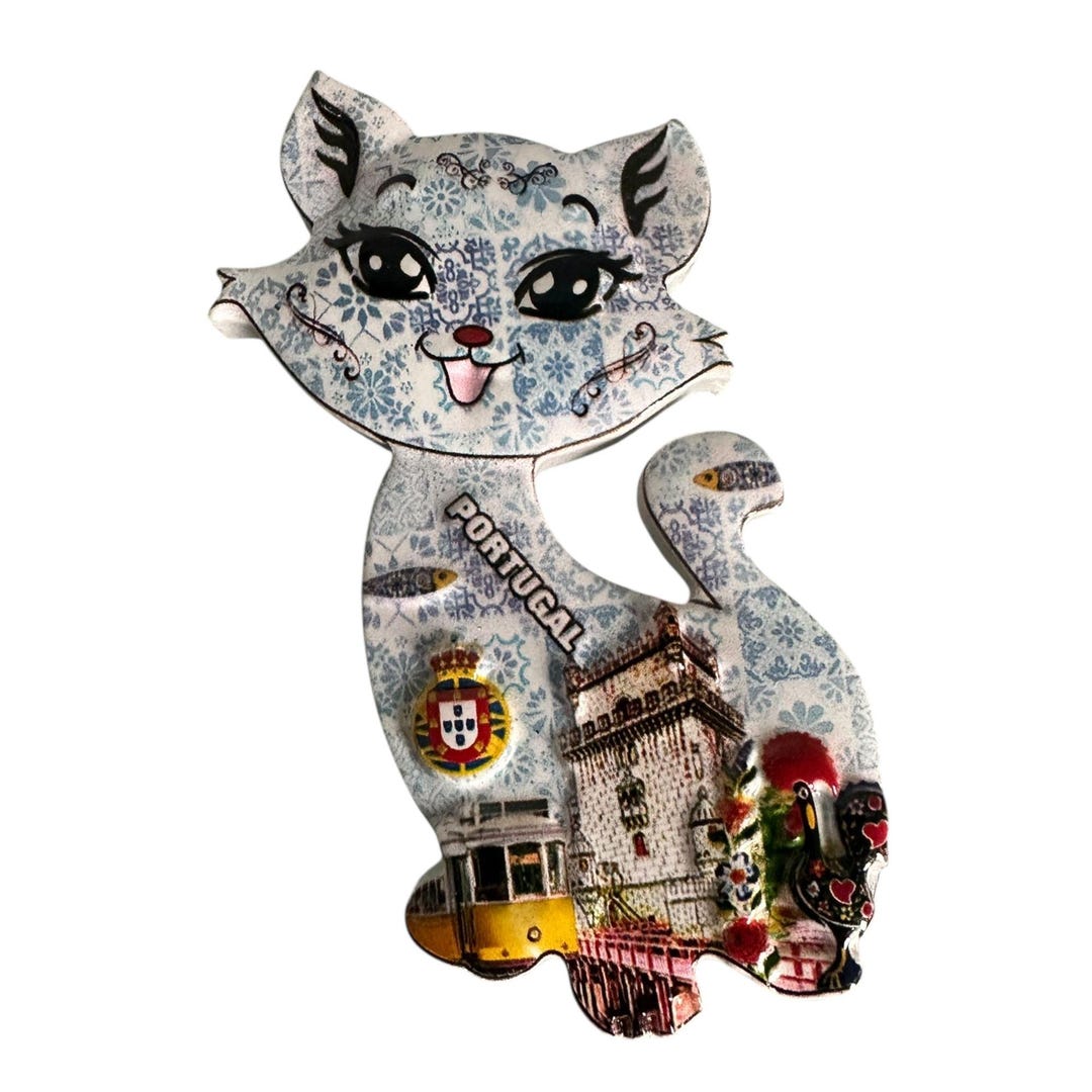 Portugese Cat Gato Fridge Magnets Tourist Souvenir Gift From Portugal ...