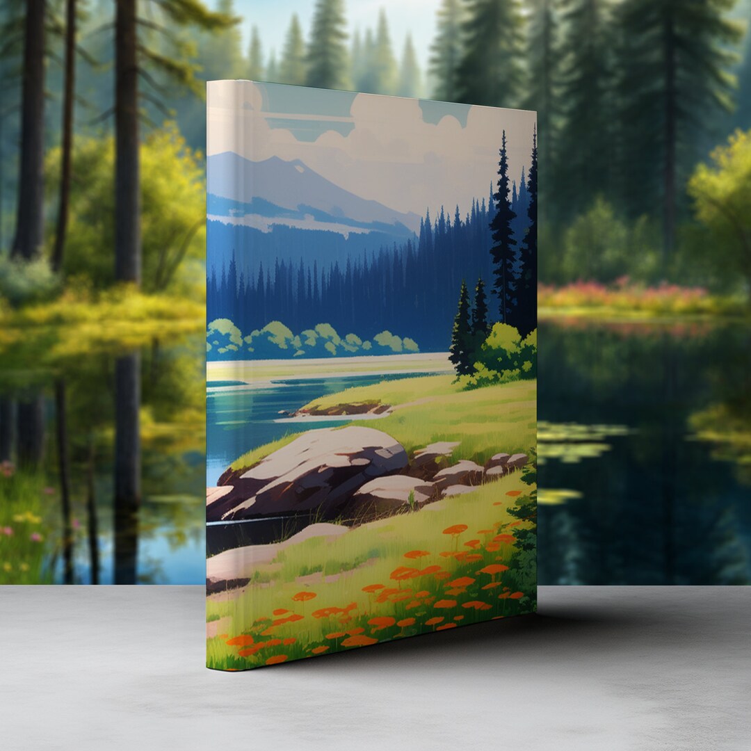 Forest River Landscape Hardcover Journal, Forester Botanist Arborist ...