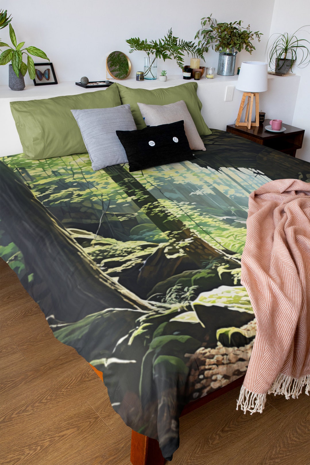 Forest Ravine Landscape Comforter for Adventurers and Nature Lovers ...