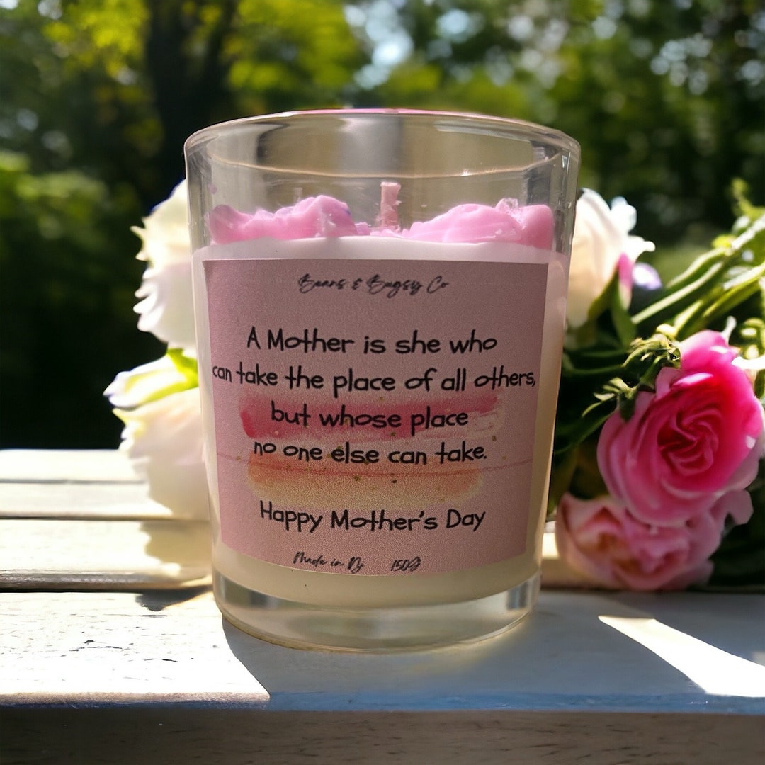Mother's Day Candle Thoughtful Gift for Mom Strong Scented Mother's Day ...