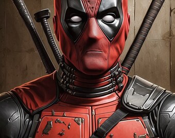 Stitch Deadpool - Etsy