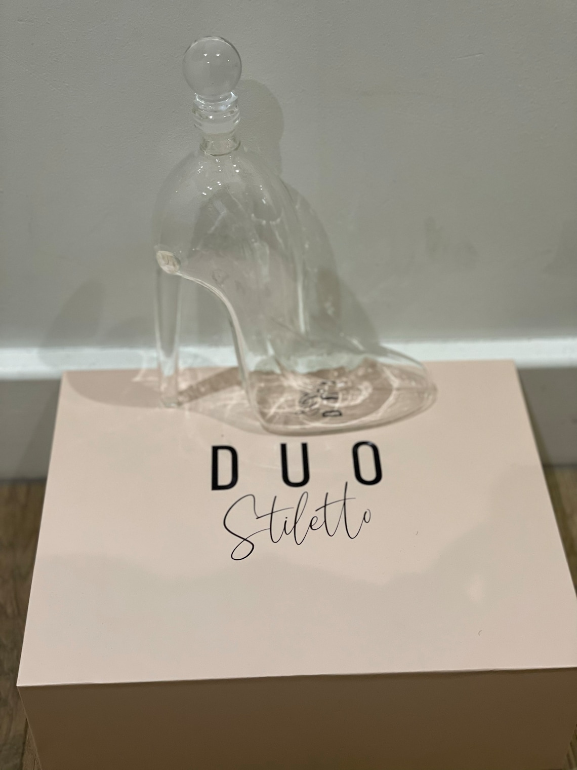 DUO Stiletto Glass Cocktail High Heel Shoe - Etsy UK