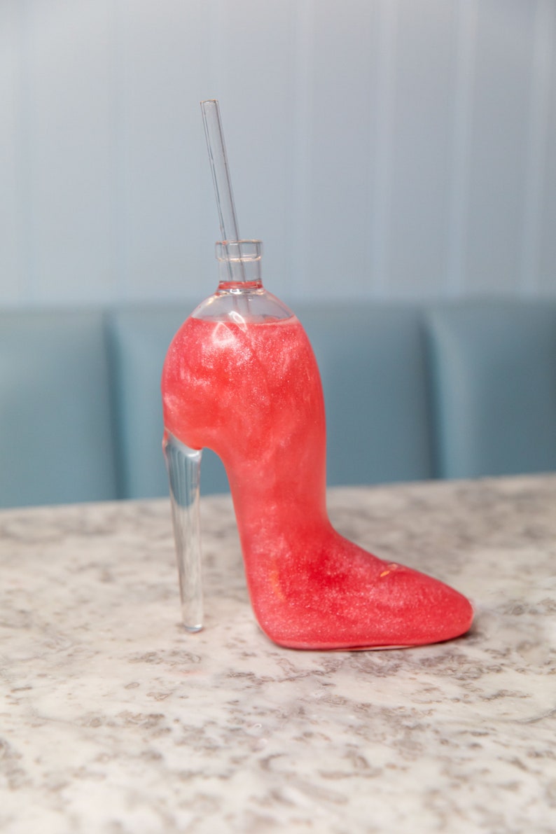 DUO Stiletto Glass Cocktail High Heel Shoe - Etsy UK