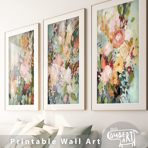 Floral Prints Wall Art - Etsy