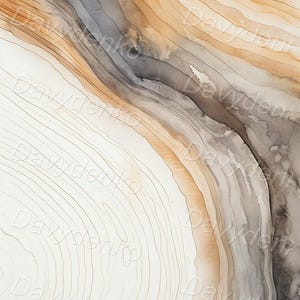 Tree Rings Wall Art Prints Set of 3 Vertical Digital Files for Printing ...