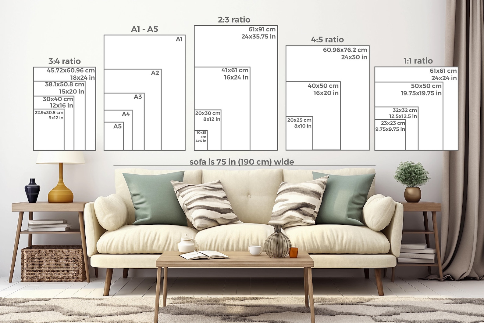 Beige Tree Ring Prints Set of 3 Posters Wood Slice Prints Tree Ring Art ...