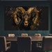 Ram Canvas Print in an Oil Painting Style, Arias Sign Poster, Arias ...