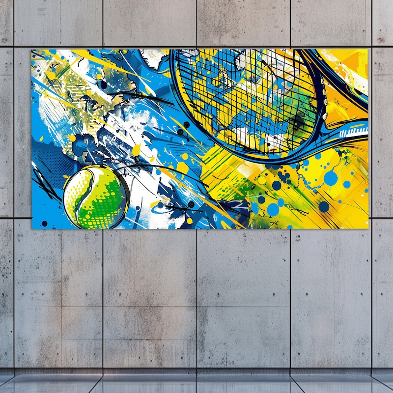 Tennis Wall Art - Etsy