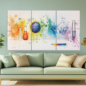 Chemistry Wall Art, Chemistry Canvas Print, Chemistry Class Decor ...