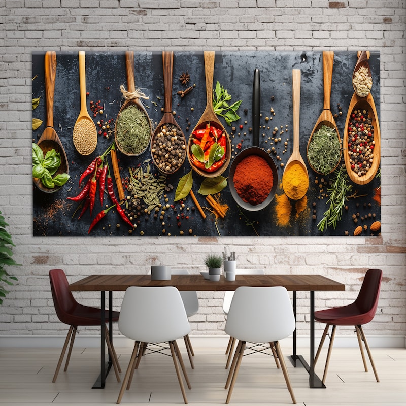 Spices Wall Art - Etsy